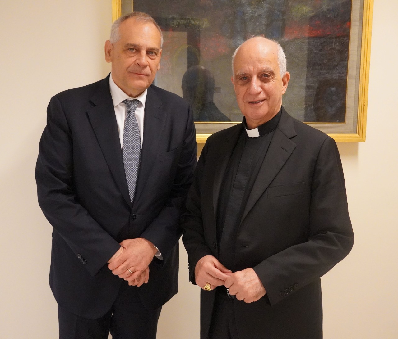 The new Prefect of Rome meets Archbishop Fisichella ahead of the 2025 ...